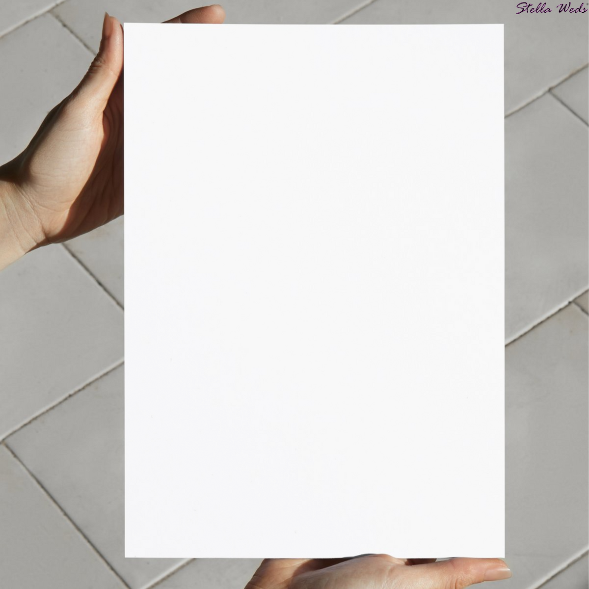 10 x Premium High White A3 Watercolour Paper/Card, 300gsm Smooth Textu ...