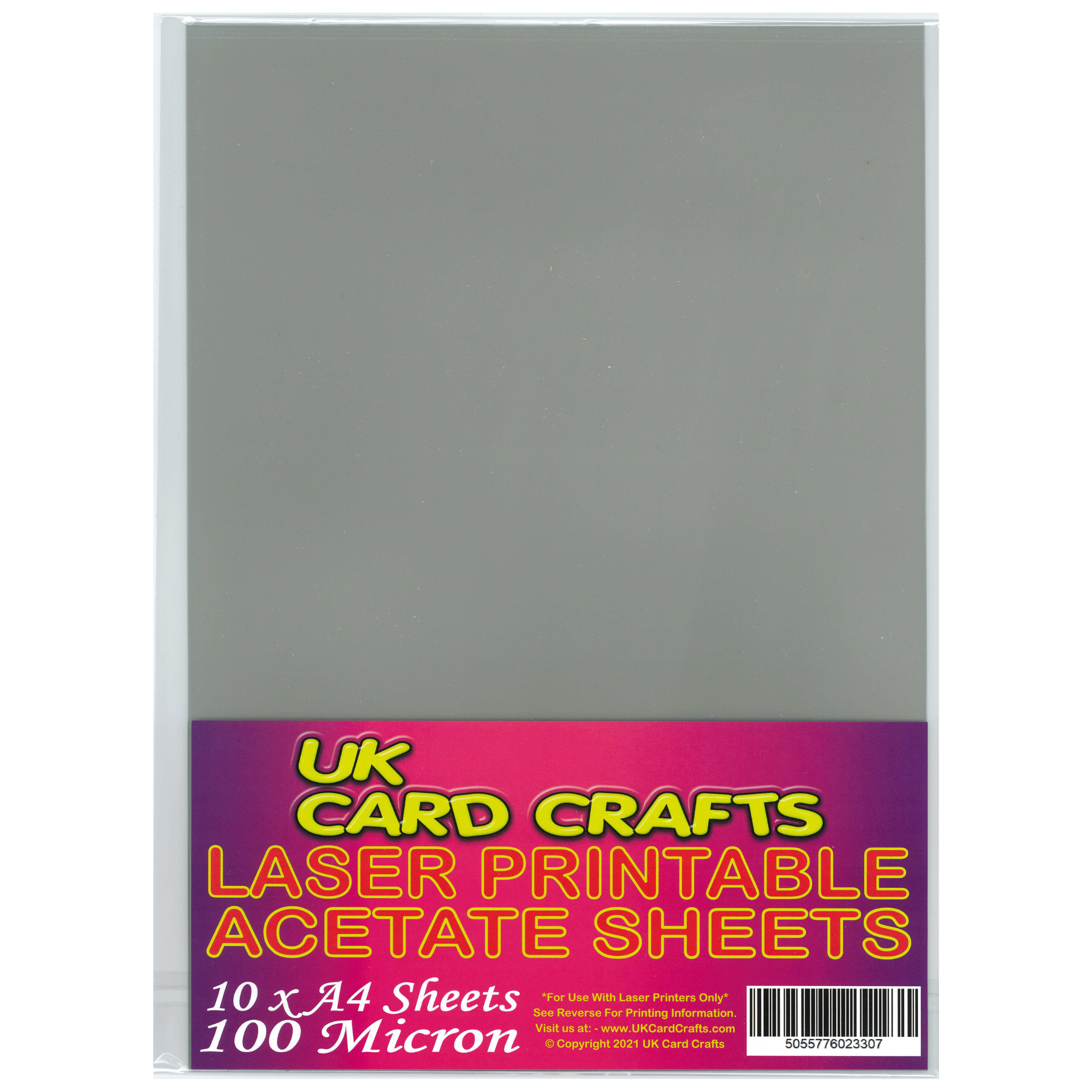 Laser Printable A4 Acetate Sheets – 10 Pack for Craft & Projects – UK ...