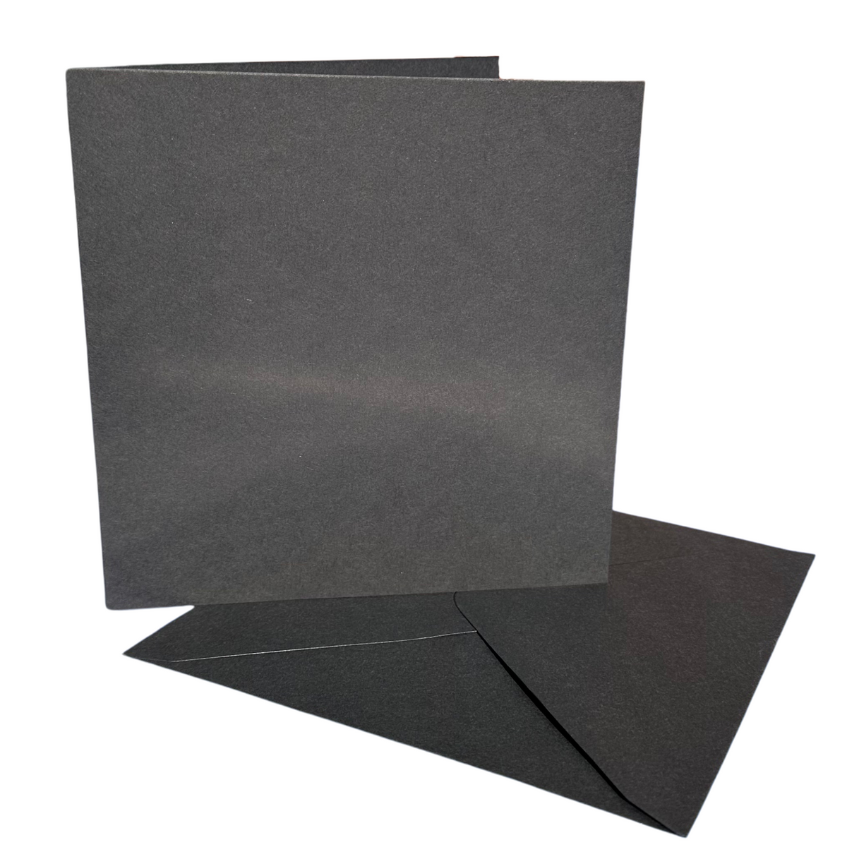 50 Pack - 6x6 Black Card Blanks & Black Envelopes - 300gsm – UK Card Crafts