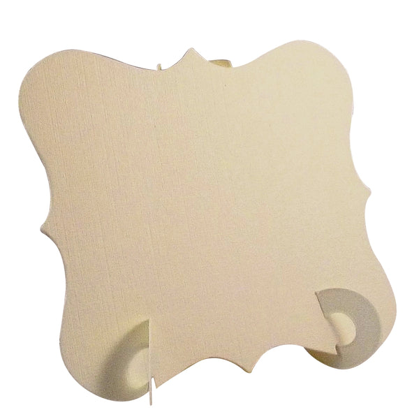 24 x Linen Ivory Elegant Place Cards, Perfect for Stylish Weddings & P ...