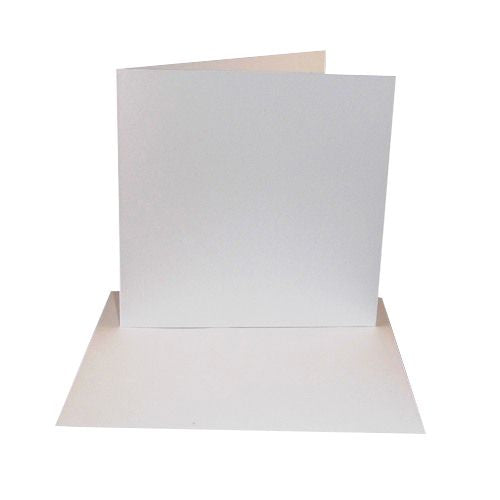 25 Pack - 7x7 White Card Blanks & Envelopes - 300gsm – UK Card Crafts