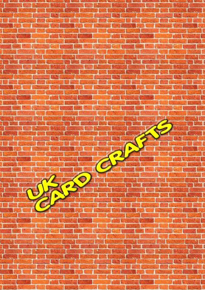 5 x A4 Brick Wall Backing Papers - 100gsm – UK Card Crafts