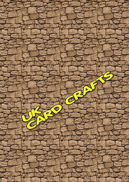 5 x A4 Stone Wall Design Backing Papers – UK Card Crafts